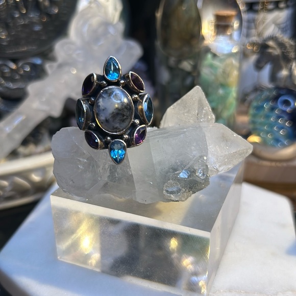 Nicky Butler | Jewelry | Vintage Dendritic Opal Nicky Butler Ring ...